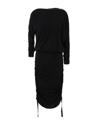 Karl Lagerfeld CREPE JERSEY SHIRRED DRESS