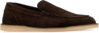 Dolce & Gabbana Homme, Chaussures, Brun, Taille: 41 1/2 EU Mocassins de conduite en daim