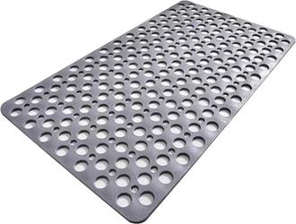 Generic rutschfeste Badematte und Duschmatte mit Saugn&auml;pfen und Abflussl&ouml;chern. Weiche, maschinenwaschbare Badewannenmatte for den Innenbereich(Grey,750MMx430