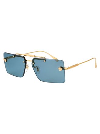 Versace 0VE2245 Gold Metal Sunglasses - Gold