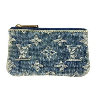 Louis Vuitton Portefeuille en jean Pre-owned - Femme - Pre-owned - Bleu - Taille: ONE Size