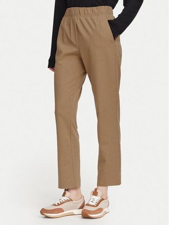 Max Mara Stoffhose Elfo 2625786011 Braun Regular Fit