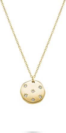 Tamaris Damen Halskette TJ-0646-N-45 aus Edelstahl in IP Gold