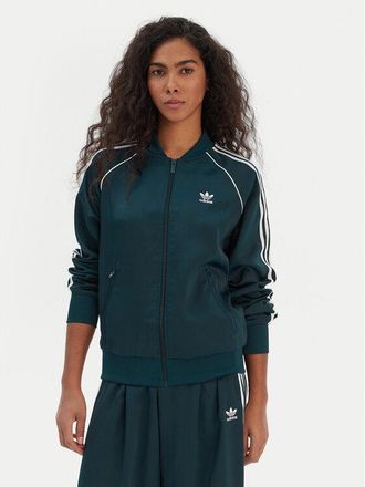 adidas Sweatshirt SST adicolor Satin JZ6732 Gr&uuml;n Regular Fit