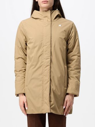 K-Way Veste courte &agrave; capuche Sophie, matelass&eacute;e et imperm&eacute;able en tissu technique