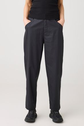 Knowledge Cotton Apparel Damen vegan Hose Sky Relaxed Vent Ripstop 90 Black Jet