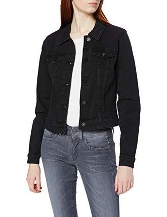 Noisy May Veste En Jean Délavée Noire Debra Femme Veste en Jean noir XS