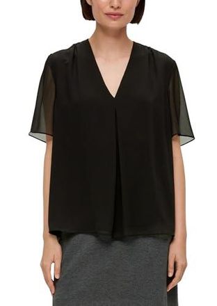 s.Oliver 10.2.20.10.100.2135558 Blouse, Noir, 40 Femme
