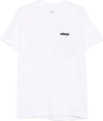 Obey Homme, Tops, Blanc, Taille: XL Dice Tee