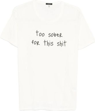 R13 Too Sober Printed T-shirt