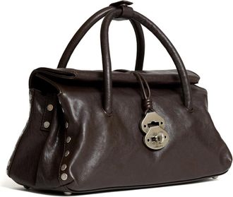 Zanellato Femme, Sacs, Brun, Taille: ONE Size Sac à bandoulière élégant