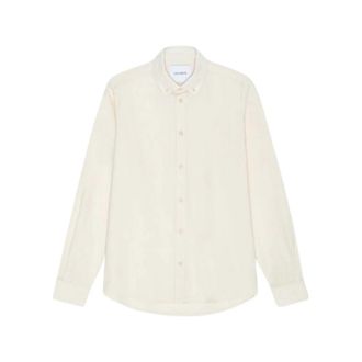 Les Deux Konrad Baumwoll-Leinen-Hemd - - Shirts - Herren - Beige - L