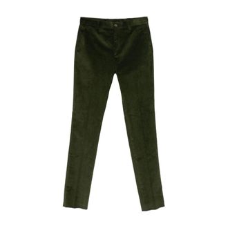 Etro Gr&uuml;ne Baumwollhose mit Taille - - Trousers - Herren - Gr&uuml;n - L