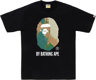 A Bathing Ape T-Shirt mit Logo-Print - Schwarz