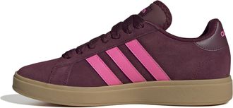 adidas Damen Grand Court Base 00s Shoes Schuhe, Shadow Red/Lucid Pink/Gum, 39 1/3 EU