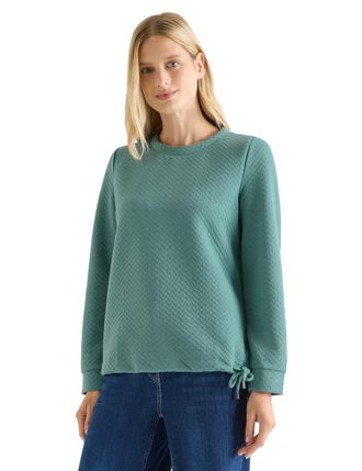 Cecil Damen Sweatshirt mit Struktur