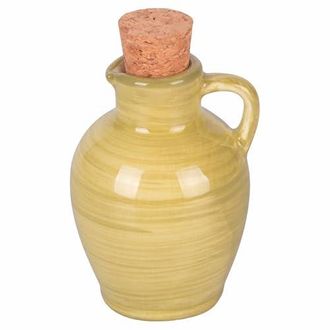 Villa D'Este Home Tivoli Amphore Mini &Ouml;lkanne 95 ml Keramik Korkverschluss Masseria