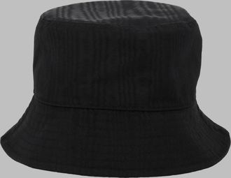 Marine Serre UHG030A_CWOV0030BK92 Moir&eacute; Polyester Bucket Hat - Black