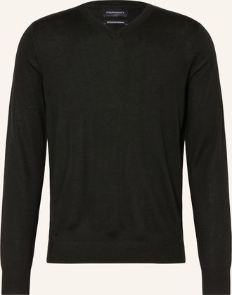 Strokesman's Strokesmans Pullover Aus Merinowolle schwarz