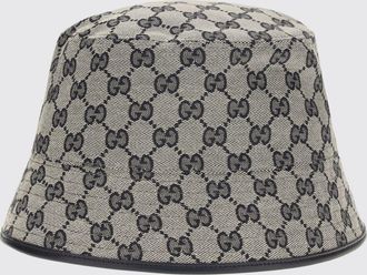 Gucci Fischerhut aus GG Supreme-Canvas mit Monogramm und mittlerer Krempe