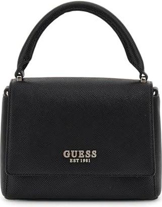 Guess Fedana Top Handle Flap Bag Black