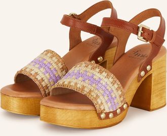 È Mia È Mia Plateau-Sandaletten lila