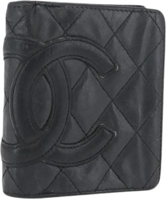 Chanel Pre-owned Cuir petite-maroquinerie - Femme - Pre-owned - Noir - Taille: ONE Size