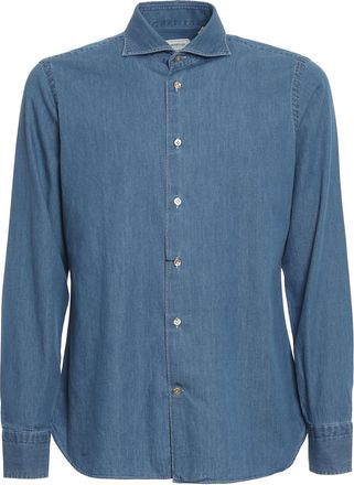 Borriello Hemd - Helles Jeansblau