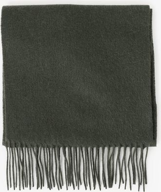 Hackett Echarpe bords frang&eacute;s en cachemire