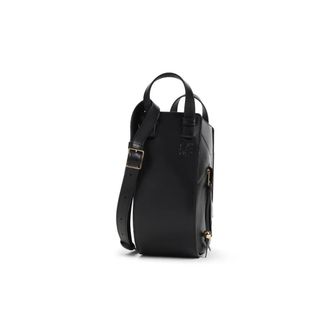 Loewe Beuteltaschen - Calf Leather Shoulder Bag With Adjustable Strap - Gr. unisize - in Schwarz - f&uuml;r Damen