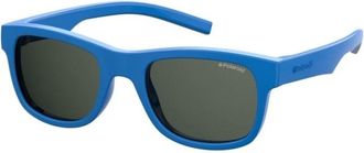 Polaroid unisex, Accessoires, Bleu, Taille: 43 MM 8020/S/Sm Pjp(M9) Lunettes de soleil