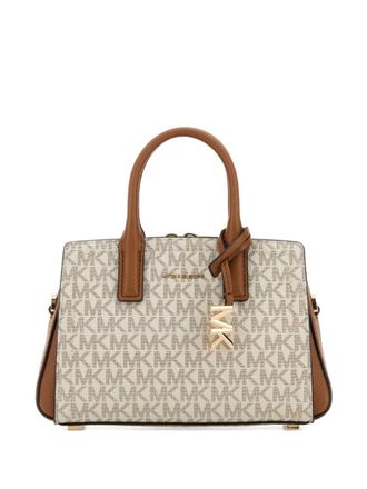 Michael Michael Kors extra small Laila monogram tote bag - Tons neutres