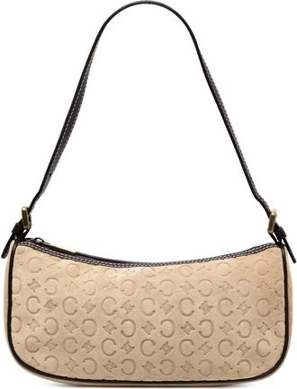 Celine Hobo Bags - C Macadam Suede Shoulder Bag - Gr. unisize - in Braun - f&uuml;r Damen
