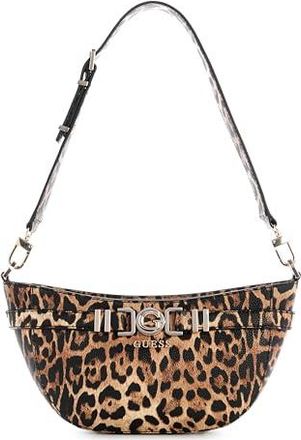 Guess sac &agrave; &eacute;paule Cirene Shoulder Bag Leopard marron clair