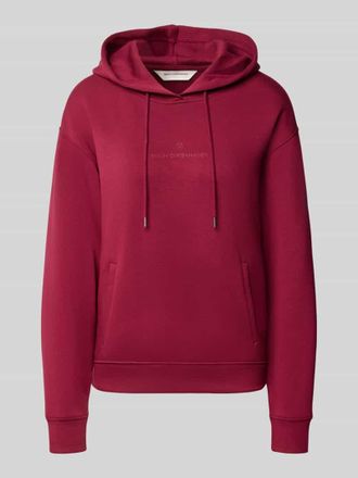 Moss Copenhagen Hoodie aus Viskose-Mix mit Logo Modell IMA