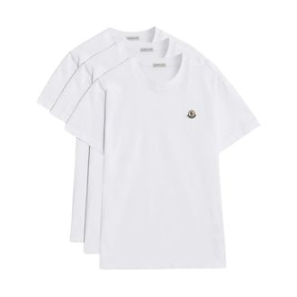 Moncler 3er-Pack T-Shirt mit Archiv-Logo - - Tops - Herren - Wei&szlig; - M