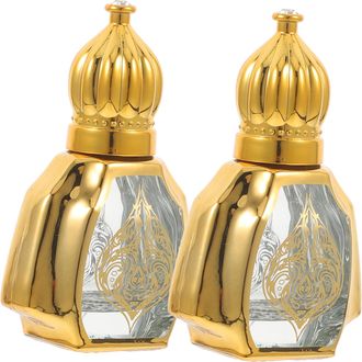 Angoily 2stücke Parfümflasche Duftflasche Für Haushalt Multifunktions-roll-flakons Tragbare Roll-flakons Parfümzubehör