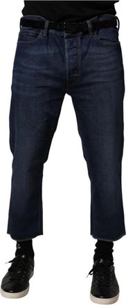 Vivienne Westwood Homme, Jeans, Bleu, Taille: W36 Cropped Denim Jeans