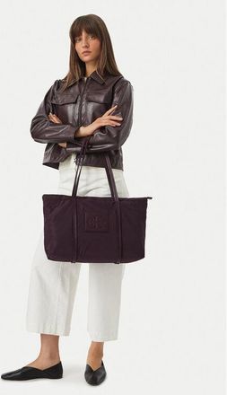 Calvin Klein Handtasche Medium Tote LV04F3869G Dunkelrot