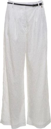 Souvenir Femme, Pantalons, Blanc, Taille: 40 FR Wide Pantalons