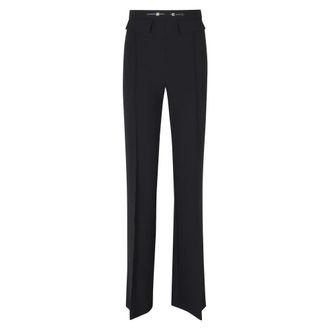 Elisabetta Franchi Straight Hosen - - Trousers - Damen - Schwarzk - S