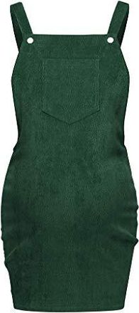 Generic V&ecirc;tements mignons pour femmes &agrave; la mode femmes enceintes maternit&eacute; solide jupe dallaitement sans manches robe pull jupe de maternit&eacute;, Vert, 48