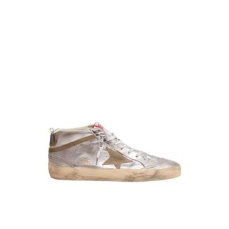 Golden Goose Homme, Chaussures, Gris, Taille: 40 EU Mid Star Argent Baskets Vague