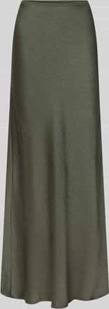 Neo Noir Maxirock aus Satin Modell Vicky
