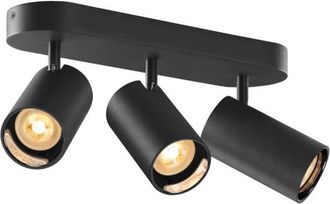 SLV Spot en saillie 3 lumi&egrave;res Asto Tube noir - 3x GU10 - 1006427