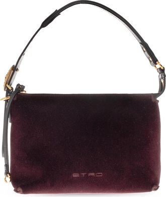 Etro Samttasche - - Bags - Damen - Rot - ONE SIZE