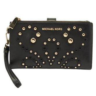 Michael Kors Portefeuille en cuir Pre-owned - Femme - Pre-owned - Noir - Taille: ONE Size