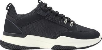 Mallet Footwear Herren Elmore Leder Sneakers (Schwarz)