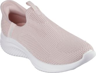 Skechers Slip-On Sneaker SKECHERS ULTRA FLEX 3.0-EASY WIN, Damen, Gr. 41, rosa, Textil, Schuhe, Slipper, Sneaker mit Handsfree Slip-ins Technologie