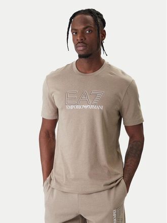 Emporio Armani T-Shirt 7M001307 AF10375 U6167 Beige Regular Fit